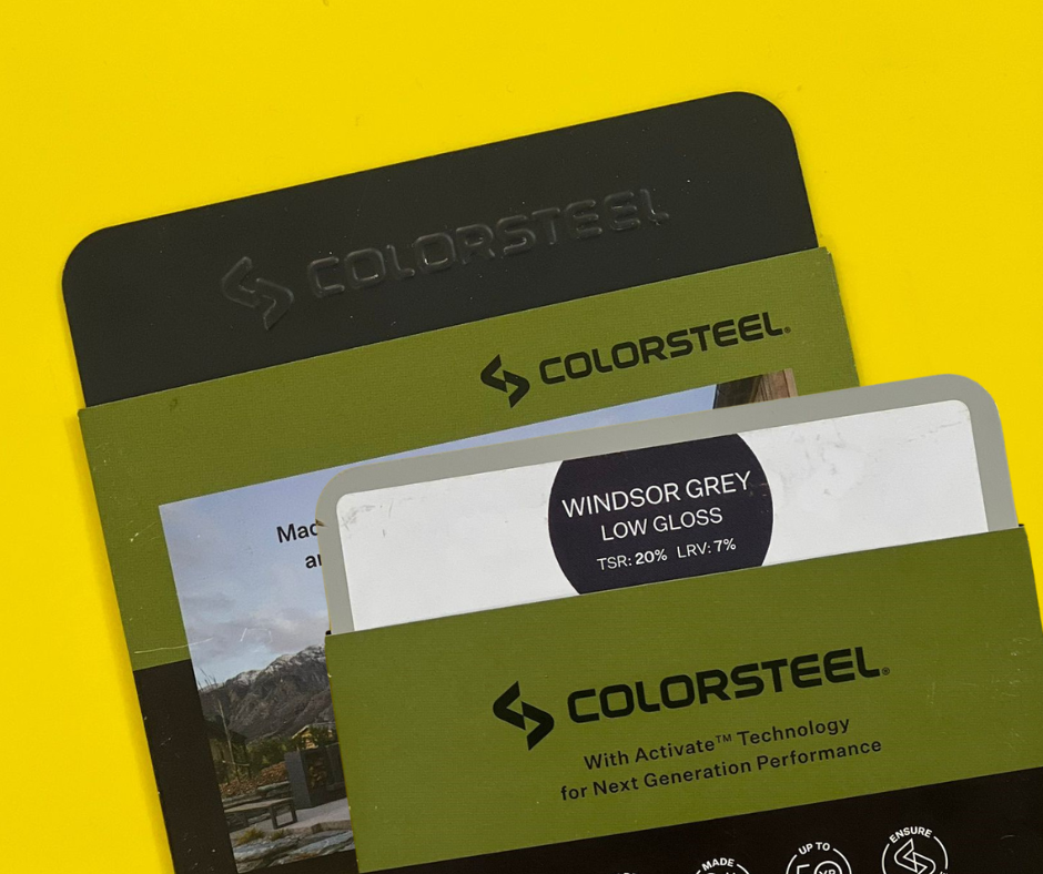 Colorsteel Maxam 5 Rib Sheet - Heavy-Duty 0.55 Gauge (Windsor Grey ...